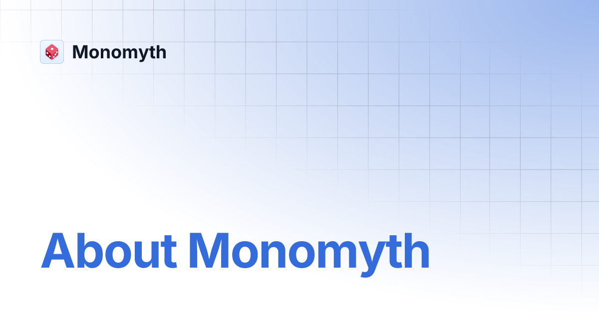 About Monomyth | Monomyth